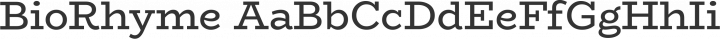 BioRhyme Font Free by Aoife Mooney » Font Squirrel