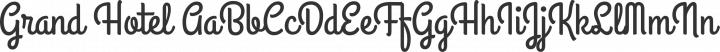 Grand Hotel Font Free by Astigmatic » Font Squirrel