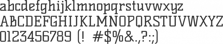 Kelly Slab Font Free by Denis Masharov » Font Squirrel