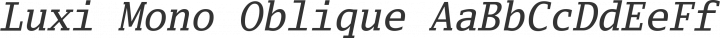 Luxi Mono Font Free by Bigelow & Holmes | Font Squirrel