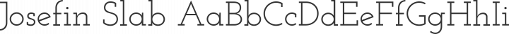 Josefin Slab Font Free by Typemade » Font Squirrel