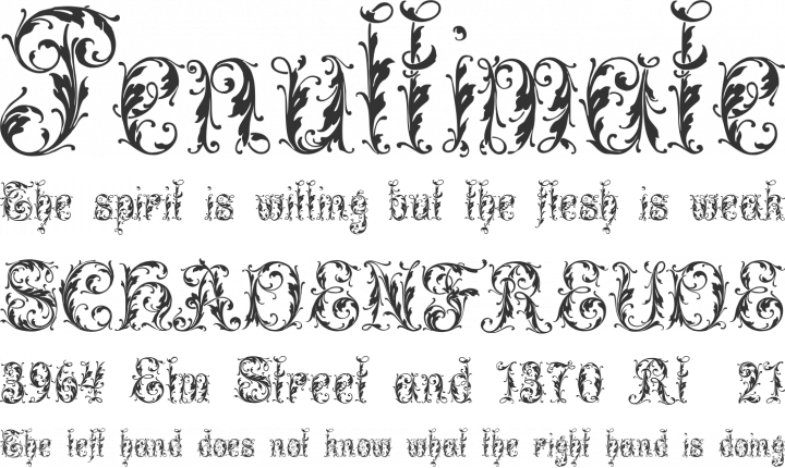 Leafy glade Font Free by West Wind Fonts | Font Squirrel