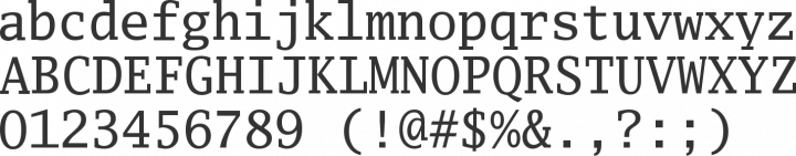 Luxi Mono Font Free by Bigelow & Holmes » Font Squirrel