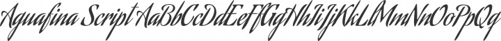 Aguafina Script Font Free by Sudtipos » Font Squirrel