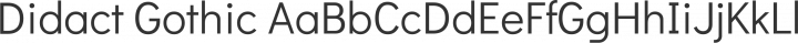 Didact Gothic Font Free by Cyreal » Font Squirrel