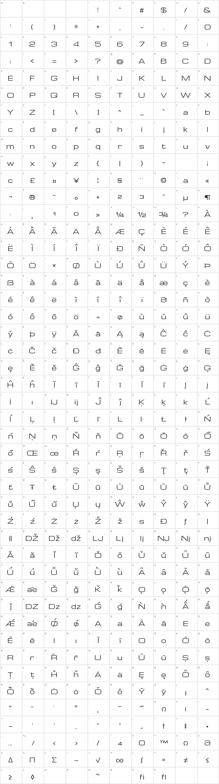 Michroma Font Free by Vernon Adams » Font Squirrel