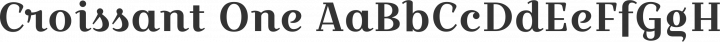 Croissant One Font Free by Eduardo Tunni » Font Squirrel