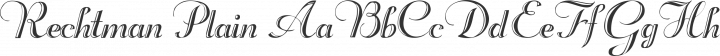 Rechtman Font Free by David Rakowski » Font Squirrel