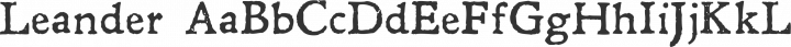 Leander Font Free by Tension Type » Font Squirrel